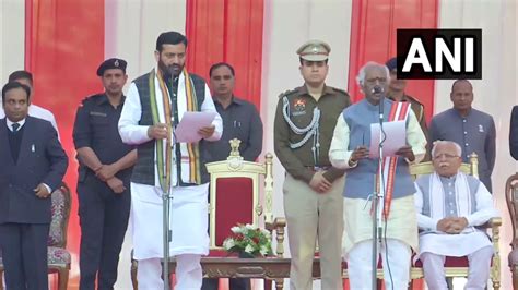 नायब सिंह सैनी बन गए हरियाणा के नए मुख्यमंत्री Naib Singh Saini