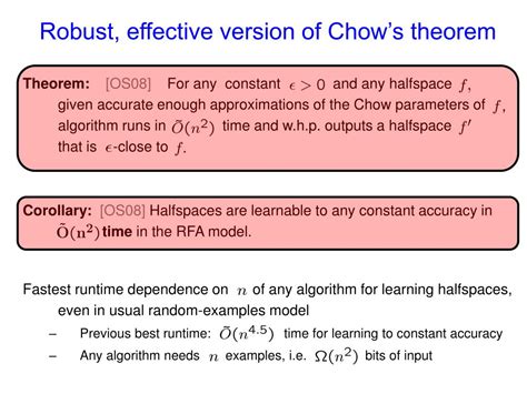 Ppt Learning Testing And Approximating Halfspaces Powerpoint