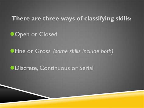 Ppt Skill Classification Powerpoint Presentation Free Download Id