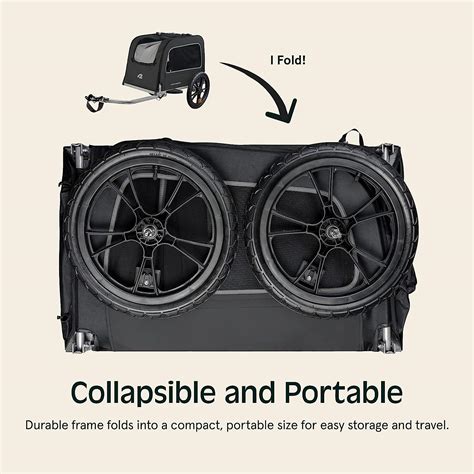 Retrospec Rover Waggin Pet Bike Trailer Small And Medium Sized