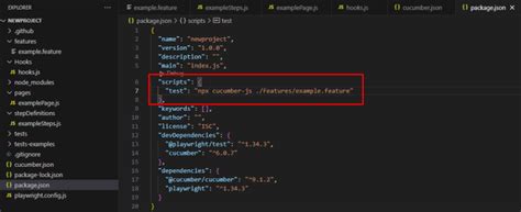 How To Set Up Playwright In Javascript With The Cucumber Library Bdd Process Or Methodology