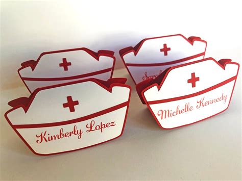 Nurse Graduation Party Decorations Nursing Graduation Place Cards