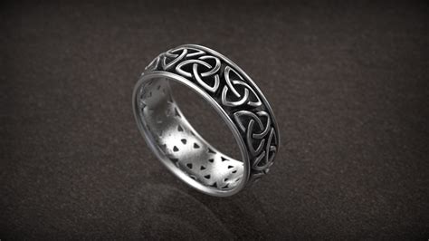 Celtic Pattern Ring Unique Wedding Ring Celtic Ring Viking Wedding