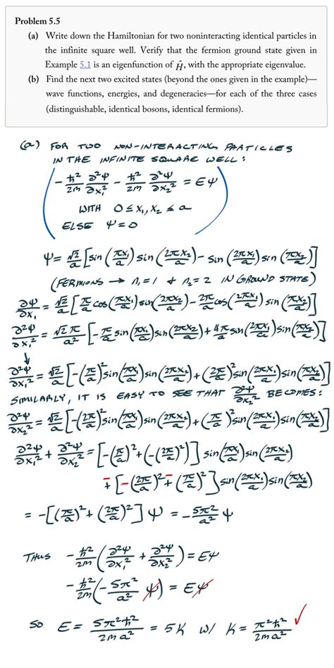 Problem 5 5 Griffiths Intro To Qm Tru Physics