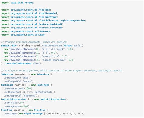 apache spark 机器学习 管道 3 spark管道数据框 csdn博客