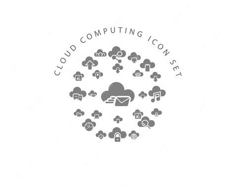 Premium Vector Cloud Computing Icon Set Design