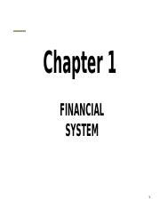 Understanding The Financial System Components Functions Course Hero