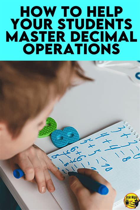 How To Help Your Babes Master Decimal Operations Ninja Notes