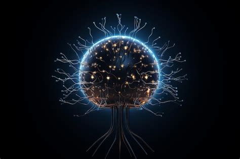 Premium Photo | Artificial intelligence brain with complex neural connections in futuristic ...