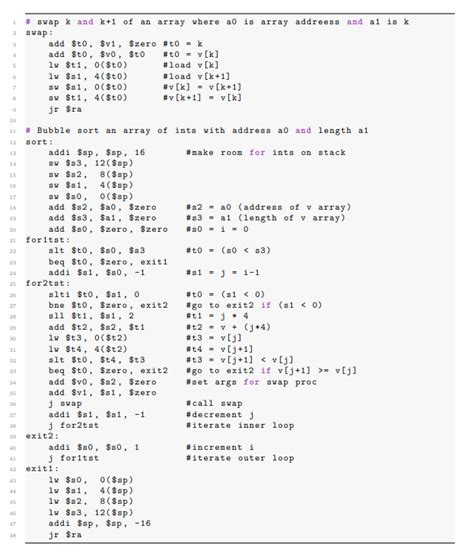 solved exercise 3 consider the following mips assembly code