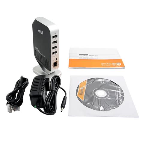 Desxz M4 4 Port Networking Usb 2 0 Print Server Printer Share 4 Usb Hub