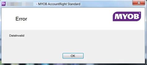 Error Datainvalid