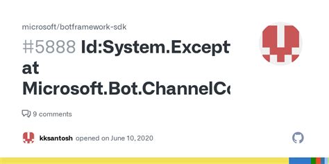 Id System Exception At Microsoft Channelconnector Botapi Throwonfailedstatuscode Issue