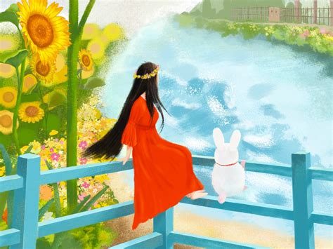 心若向阳 便是晴天 壁纸，手机壳，头像，海报海梦916 站酷zcool