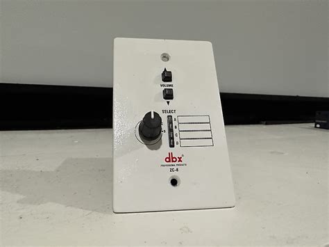 DBX ZC Zone Controller Dbx Reverb