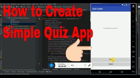 How To Create Simple Quiz App In Android YouTube