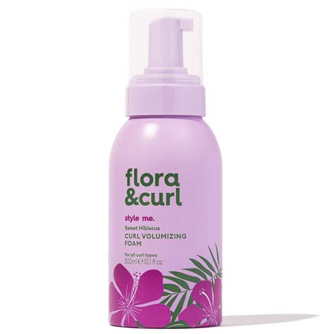 Flora And Curl Sweet Hibiscus Curl Volumizing Foam 300ml Lookfantastic