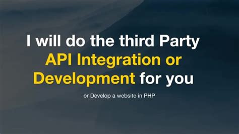Do Any Api Integration Or Do Api Development By Yoloyolo275 Fiverr