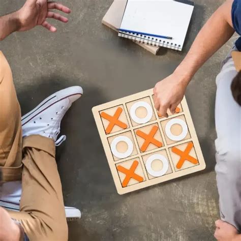 Tic Tac Toe En Bois