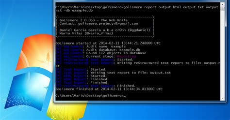 GoLismero The Web Knife Framework ToolWar Information Security