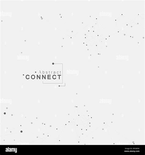Biotechnology And Medicine Cell Connect Element Modern Connection Structure Vector Science
