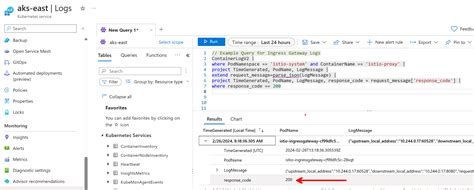 Log Istio Requests With Aks And Azure Monitor
