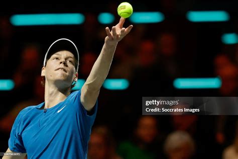 Jannik Sinner During The Match Between Abn Amro Open 2023 V Day 7 At