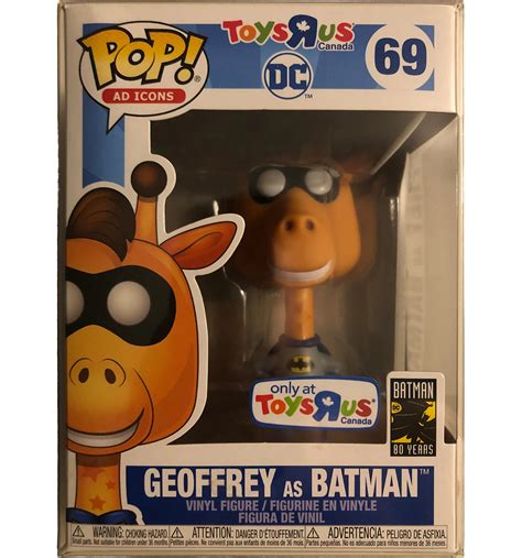 Funko Pop Ad Icons Toys R Us Canada Dc Geoffrey As Batman Toys R Us