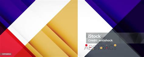 기하학적 추상적 배경 테크노 색상 삼각형 모양 커버 배너 전단지 및 포스터 및 기타 디자인에 대한 벡터 일러스트레이션 0명에 대한 스톡 벡터 아트 및 기타 이미지 Istock