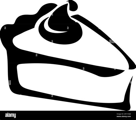 Pumpkin Pie Slice Black Silhouette Of A Pumpkin Pie Slice Isolated On