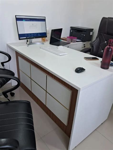 Teak Wood Office Executive Table Desk Latest Price Manufacturers
