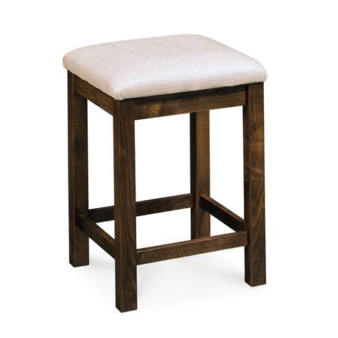 Sheffield Backless Stationary Barstool Simply Amish