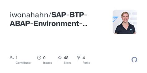 Github Iwonahahnsap Btp Abap Environment Roundtable