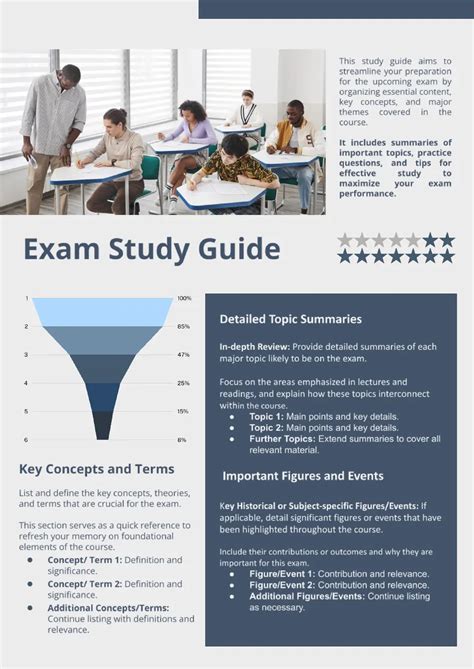 Free Exam Study Guide Template For Google Docs