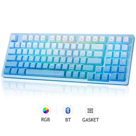 E yooso Teclado Mecánico Inalámbrico Z 94 Bluetooth 2 4g Usb cable