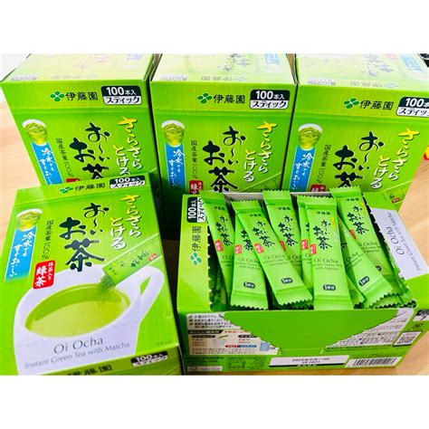 【拾玖號倉庫】台灣現貨 日本空運進口 日本伊藤園 無糖 抹茶綠茶粉 08g包 日本製 沖泡 單包售 蝦皮購物