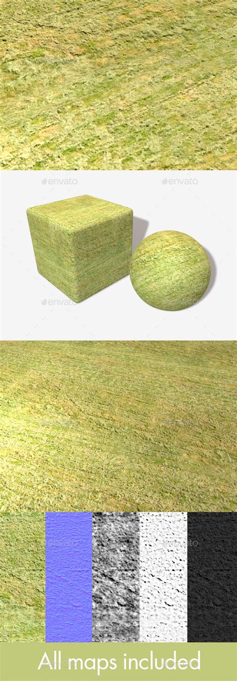 High Angle Cut Grass Field Seamless Texture By Luckyfingers 3docean