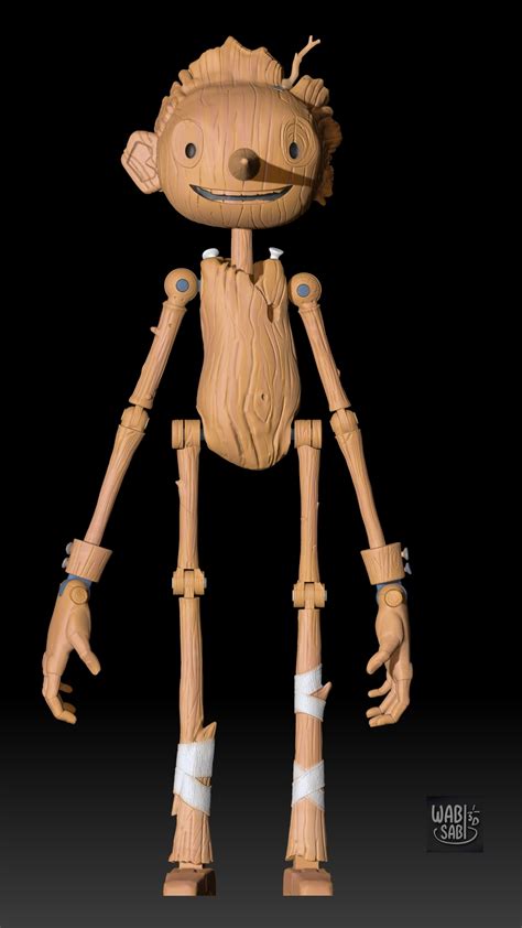 STL Datei Pinocchio Guillermo Del Toro Netflix3D Drucker Vorlage Zum