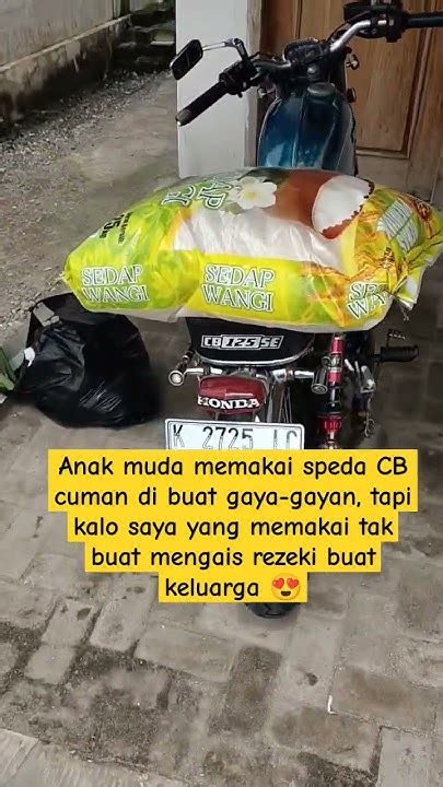 Jalanan Speda Cb Rezeki Ku Viralvideo Video Shorts Youtube