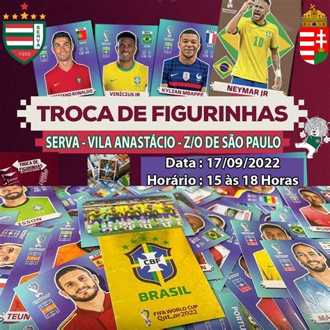 Troca De Figurinhas Da Copa Do Mundo 2022 Serva Sociedade Esportiva