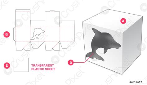 Packaging Box Die Cut Template Stock Vector 4819617 Crushpixel