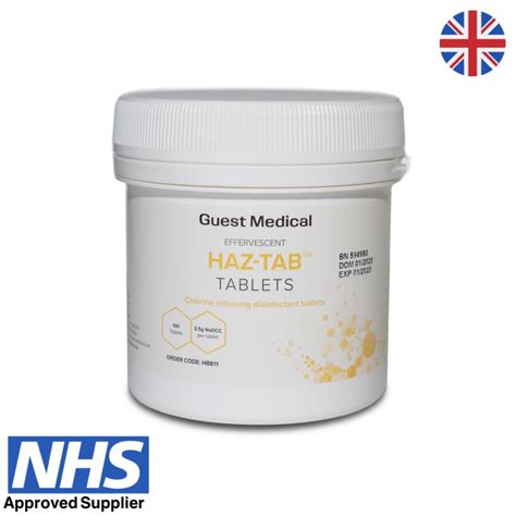 Haz Tabs 2 5g Nadcc Effervescent Tablets Nadcc Store