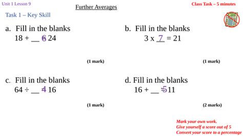 Y7 Unit 1 Analysing And Displaying Data Complete Unit Resources