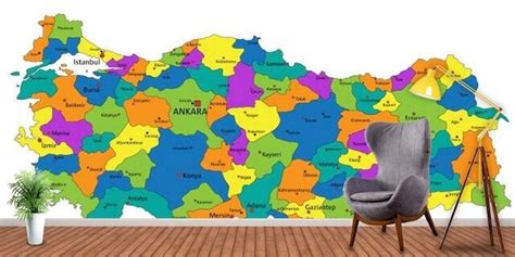 3d Dimensional Color Map Wall Paper 288501162 Vicedeal