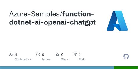 github azure samples function dotnet ai openai chatgpt
