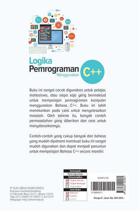 Jual Buku Logika Pemrograman Menggunakan C Oleh Abdul Kadir