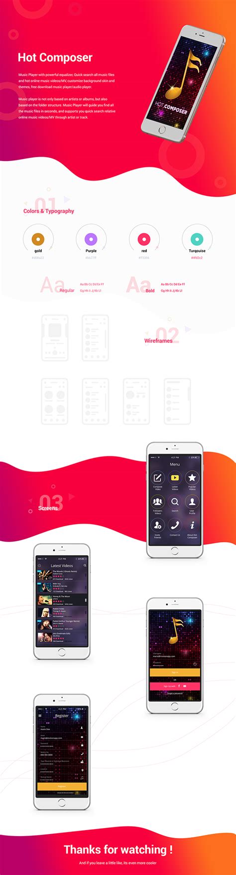 Hot Composer App Behance