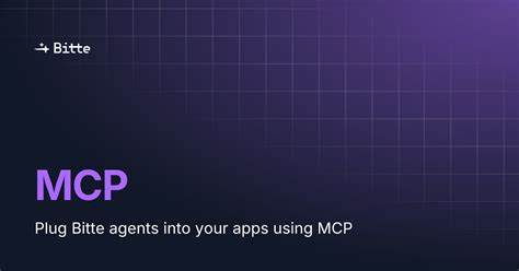 MCP Bitte