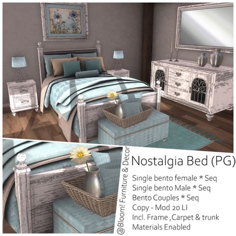 Second Life Marketplace Bed