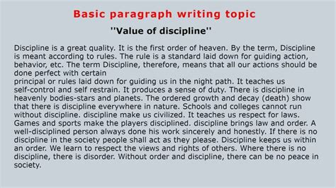 English Paragraph Writing Topics With Answers In 2023 Paragraph